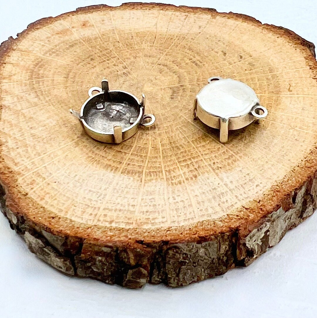 10 Rustic Stone Cups, Elegant Small Silver Cups, Minimalist Jewelry ...