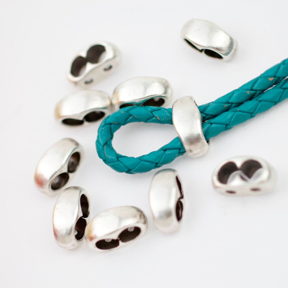 BULK 10 Double Barrel Sliders Slider Beads Beads for Jewelry | Etsy