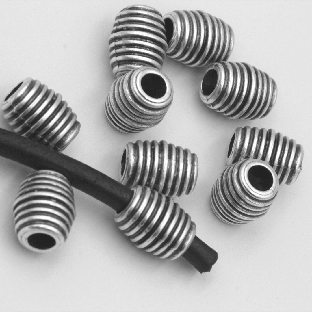 5 Pcs Charms Similar to Bee Hive, Round Beehive, Tibetan Style Column ...