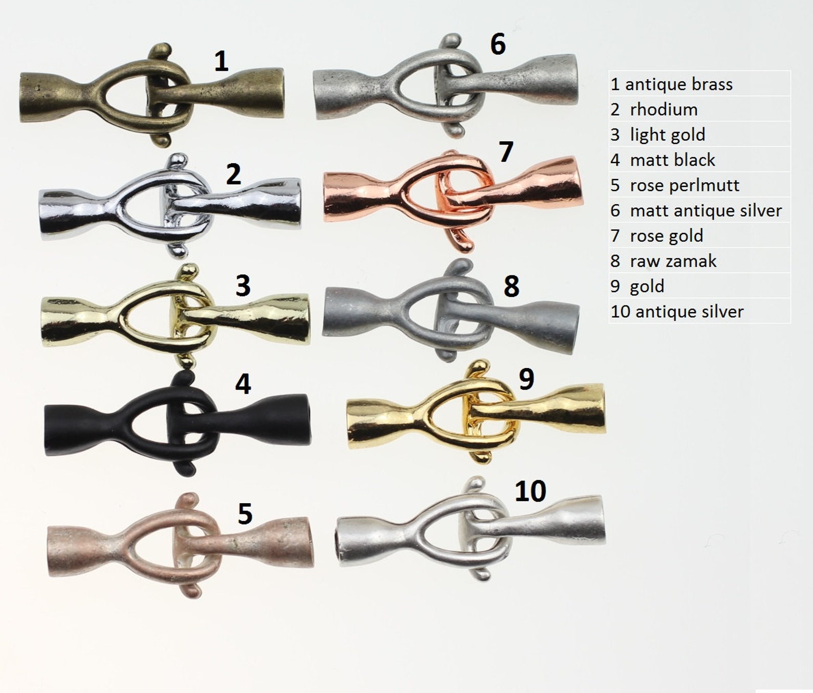 10 Pcs Bracelet Connector Clasp Jewelry Clasps Hook Clasp - Etsy