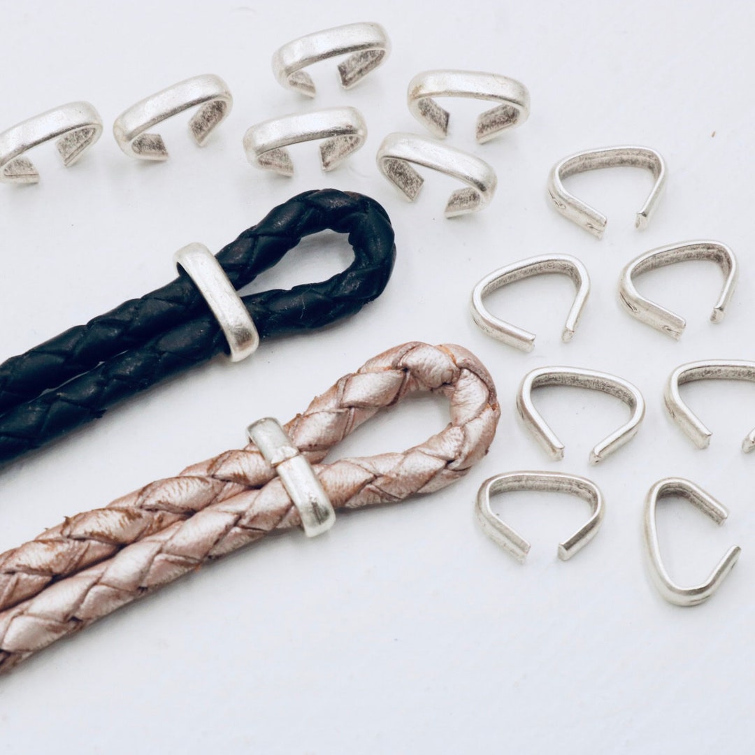 Silver Metal Crimp, Fold Over Crimp, Crimp Beads, Cord Crimp, Crimp ...