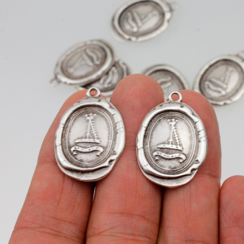 10 pcs Silver Charms Silver Pendant Sterling Silver Plated | Etsy