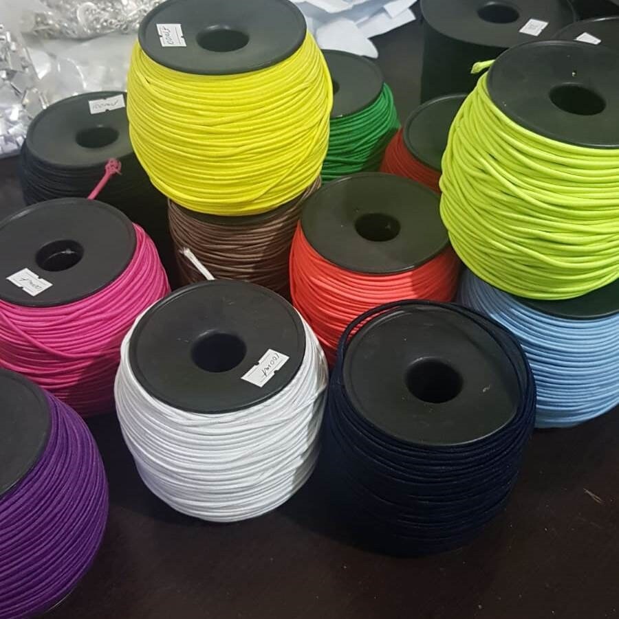 Round Elastic Face Masks Round Elastic Cord Thin Elastic | Etsy