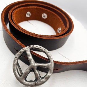 1 Pcs Peace Symbol Belt Buckle, Belt Buckle Unisex, Gothic Belt Buckle ...