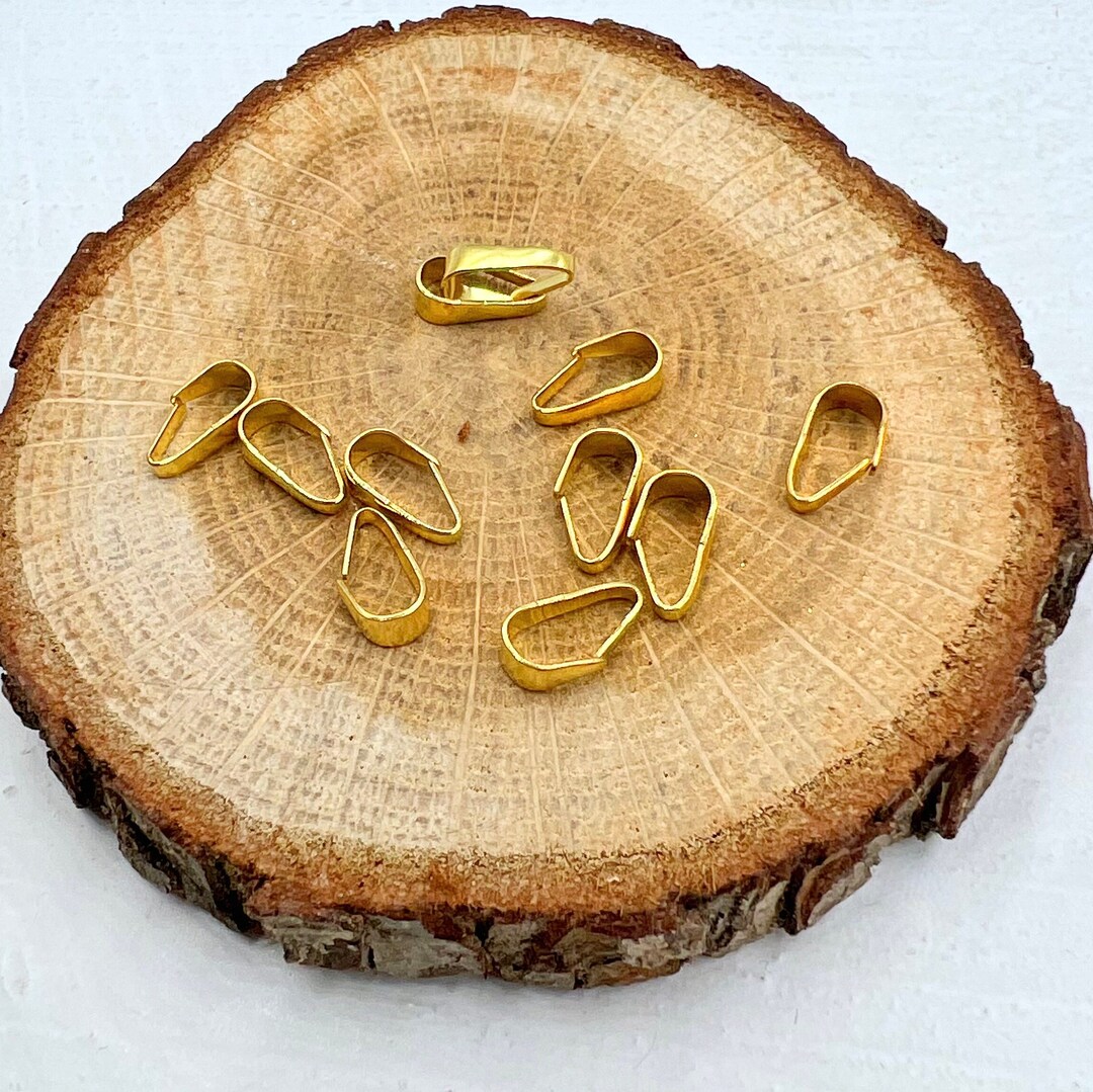 50 Gold Plated Crimp Bead Fasteners: Jewelry Making Supplies - Etsy