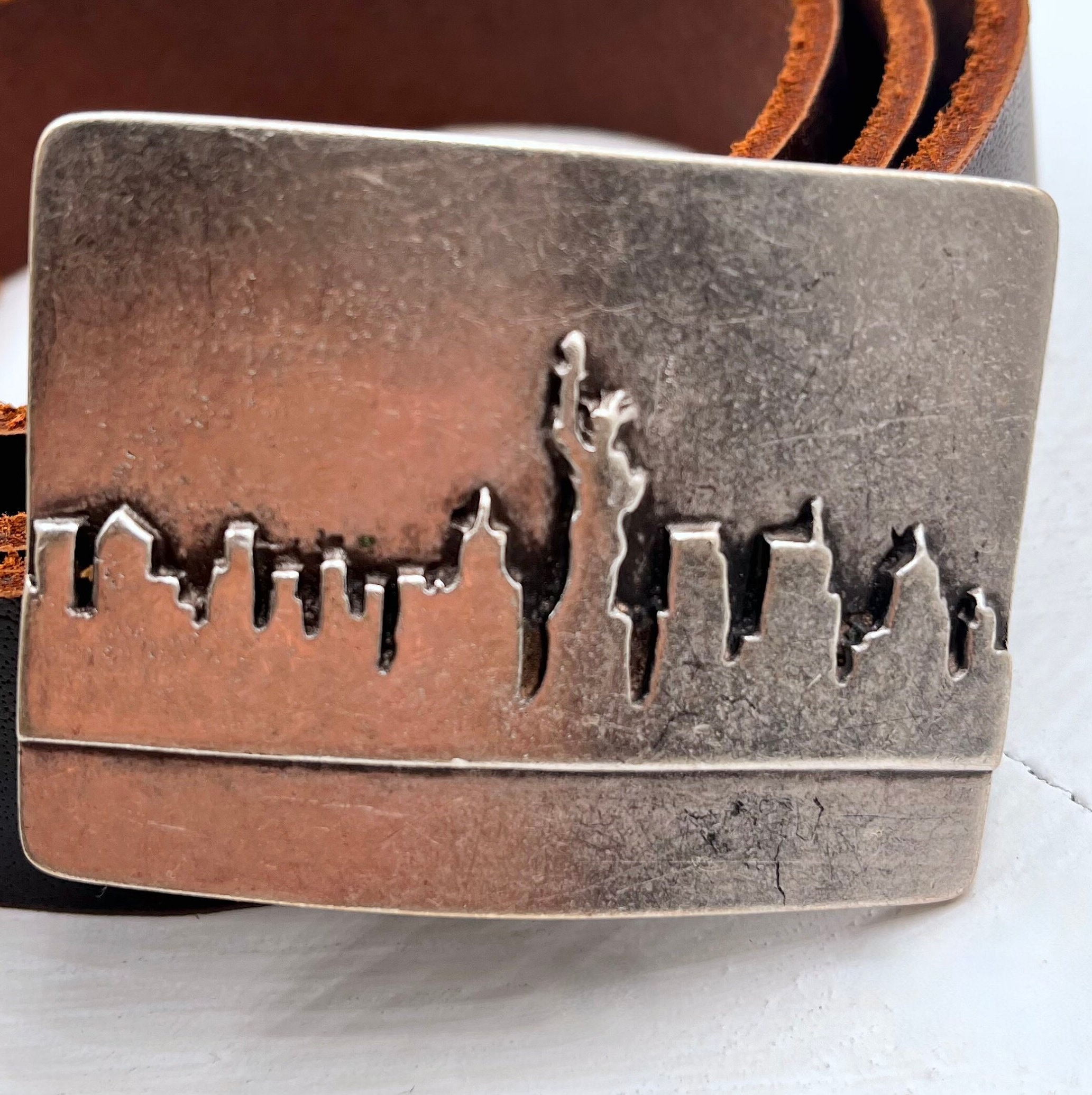 1 Pcs New York Accessories, New York City Belt Buckle, Town 1 Pcs New York Accessories, New York City Belt Buckle, Town