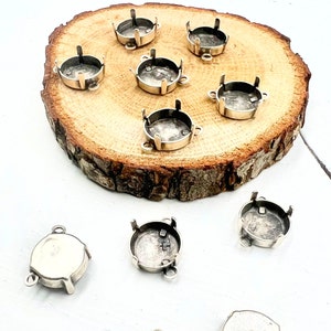 10 Rustic Stone Cups, Elegant Small Silver Cups, Minimalist Jewelry ...