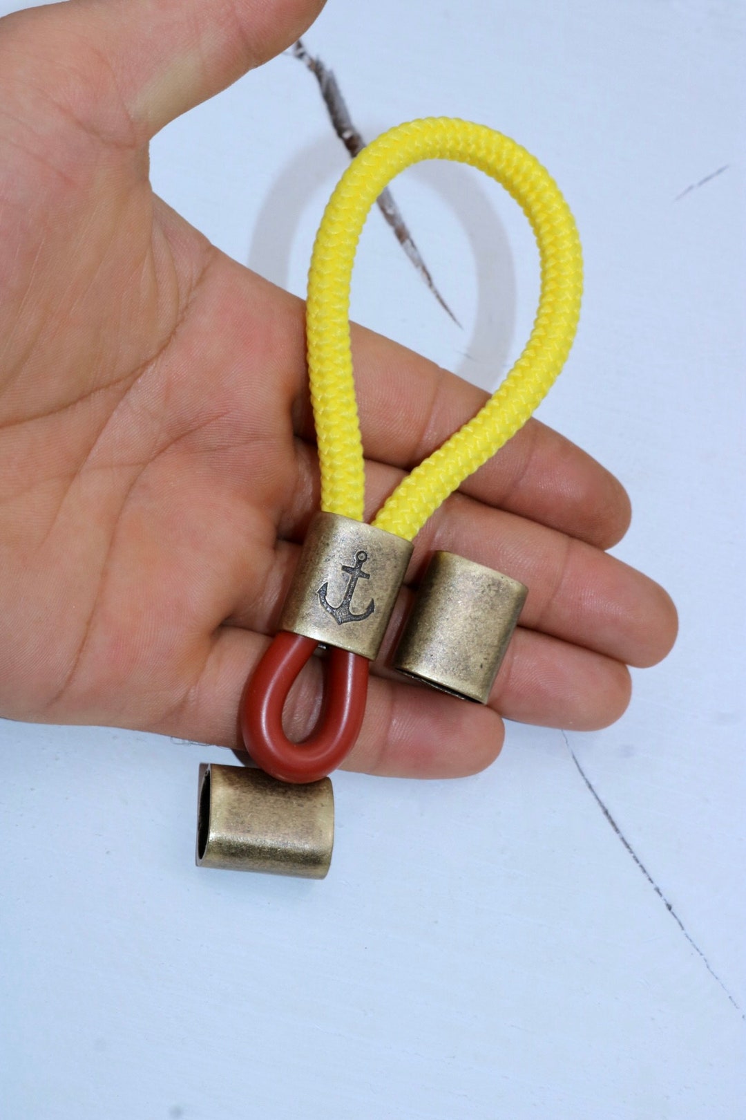 Antique Bronze Anchor Keychain Findings, Slider Beads for Keychain ...