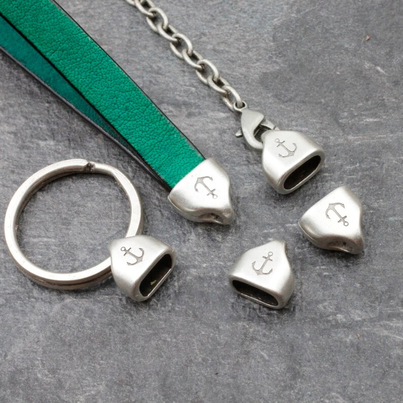 10 Pcs Cord End Caps Bell End Caps Leather Cord Clasp - Etsy