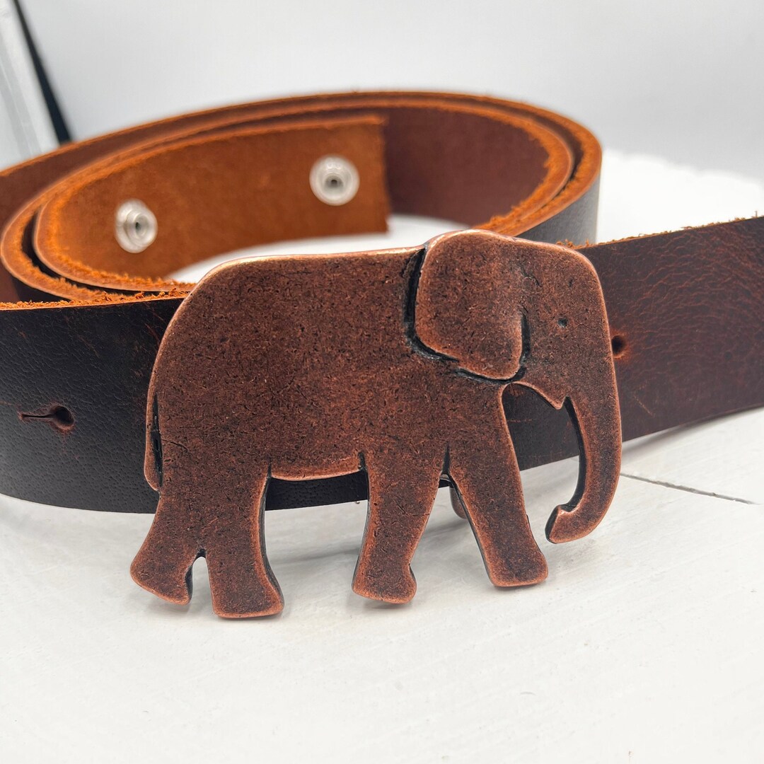 1 Pcs Elephant With Long Trunk, Happy Elephant Walking,antique Cooper ...