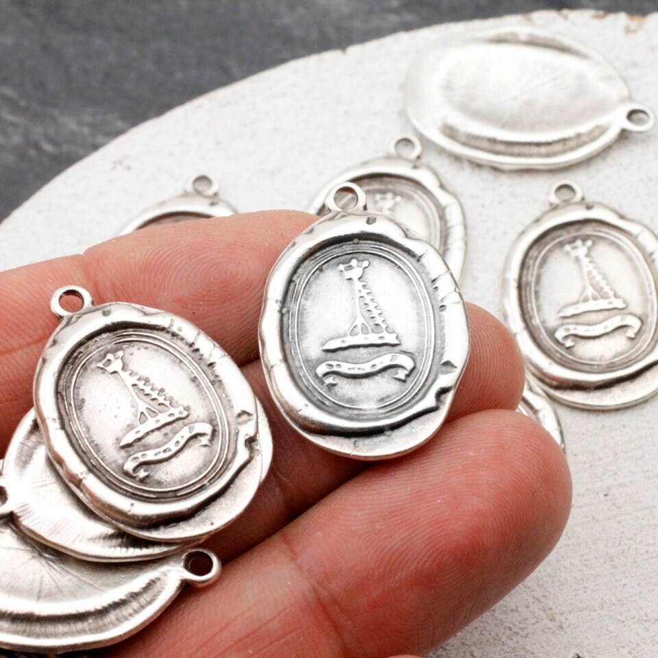 10 pcs Silver Charms Silver Pendant Sterling Silver Plated | Etsy