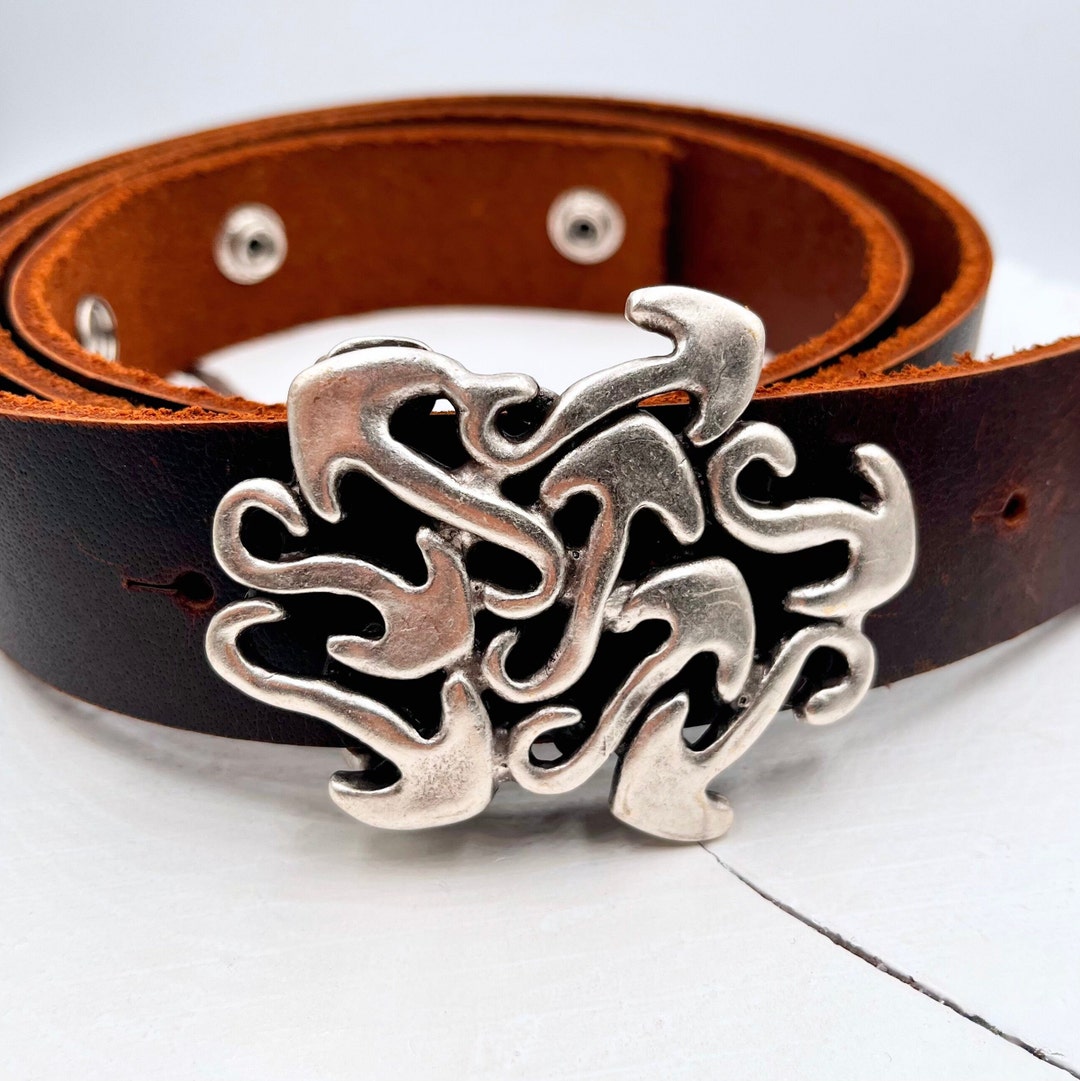 1 Pcs Anchor Belt Buckle, Anchor Belt Buckle, Summer Belt, Fishing Hook ...