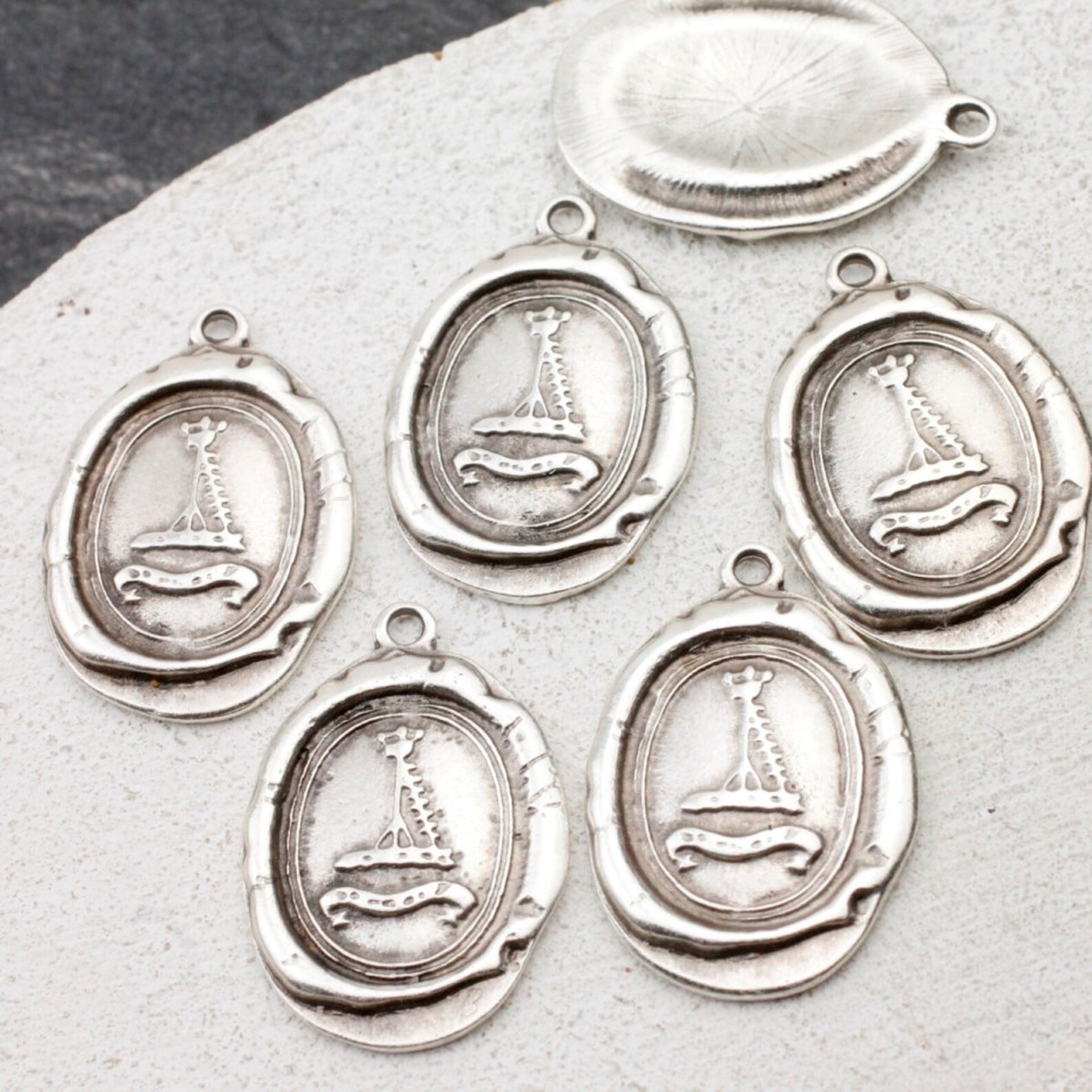 10 pcs Silver Charms Silver Pendant Sterling Silver Plated | Etsy