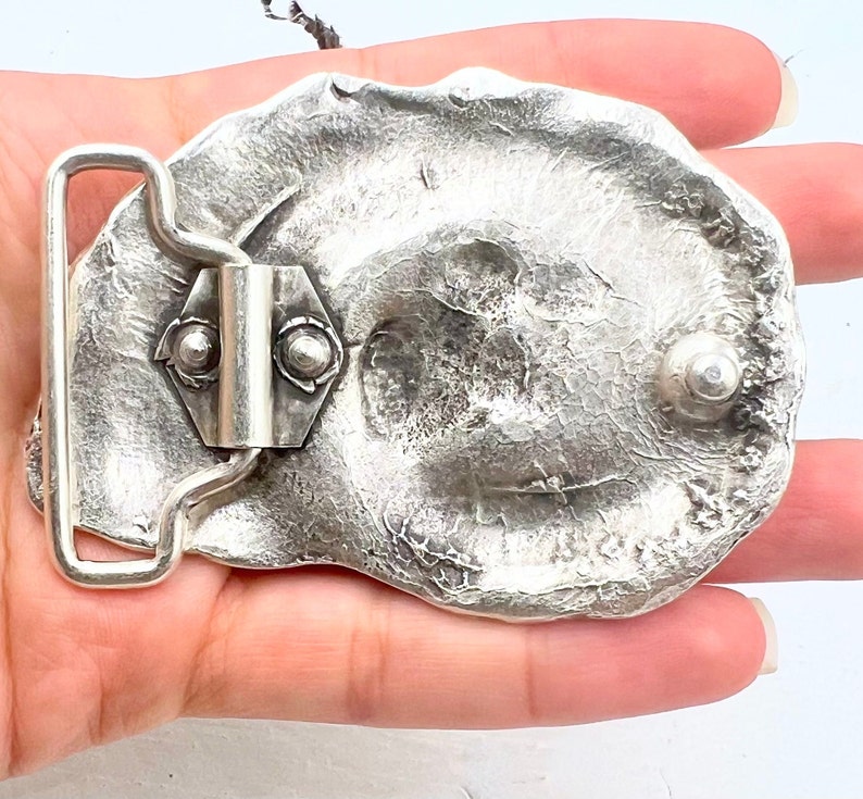Silver Seashell Belt Buckle: Zamak Ocean Lover Gift - Etsy