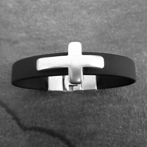 5 Antique Brass, Curved Cross Slider, Cross Beads, Beads for Leather Bracelet, DIY Bracelets ...