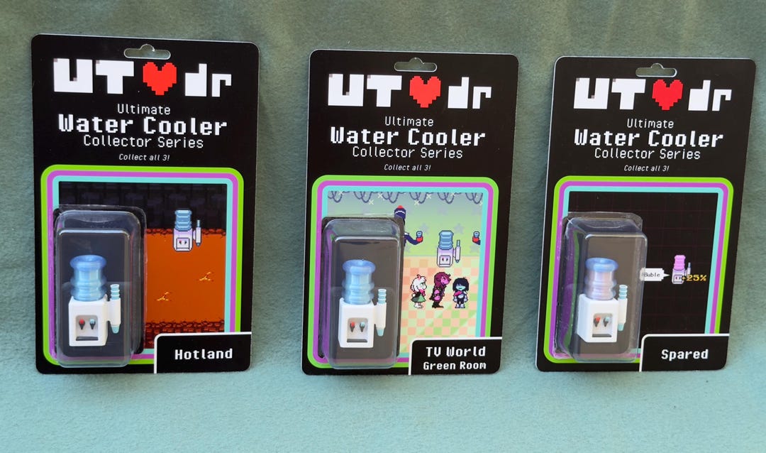 Deltarune Water Cooler Action Figure - Etsy