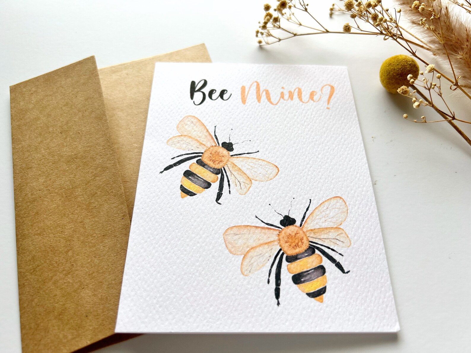 Handmade Watercolor Greeting Card | Note Cards | Valentine's Day Cards ...