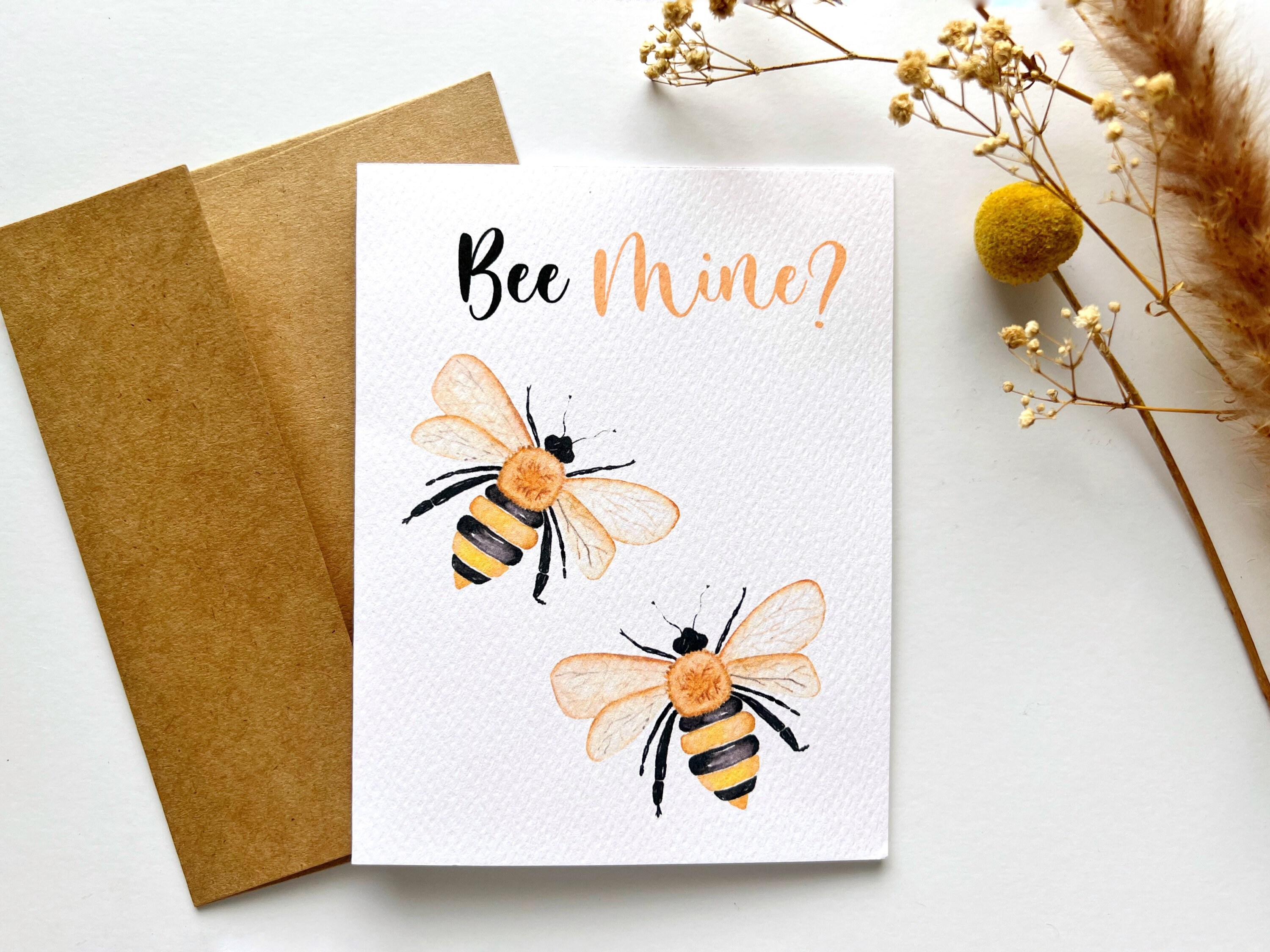 Handmade Watercolor Greeting Card | Note Cards | Valentine's Day Cards ...