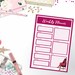 Weekly Planner Sheet - Etsy