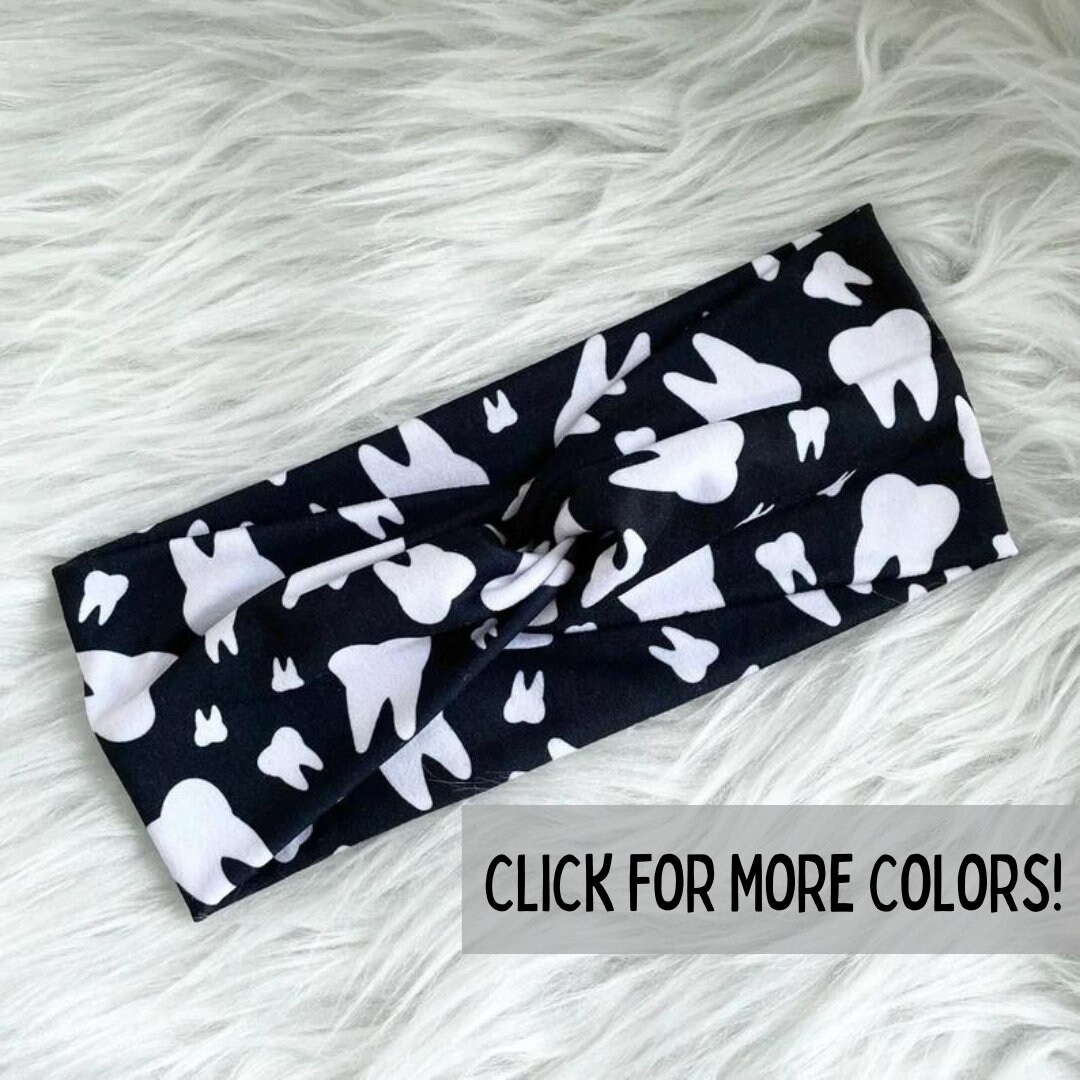 Dental // Tooth // Dental Hygienist Headband - Etsy