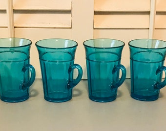 Blue Glassware | Etsy