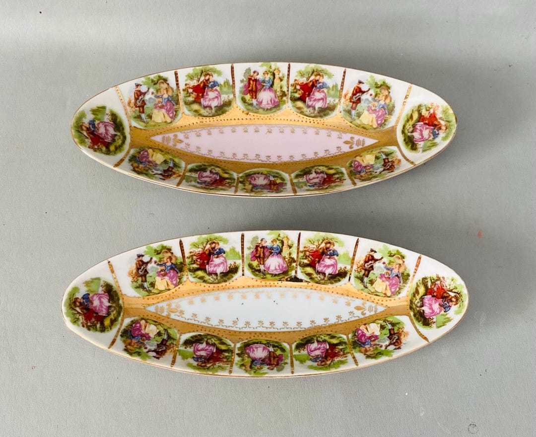 Royal Vienna Porcelain Gold Beehive Austrian Dishes Set of Two - Etsy