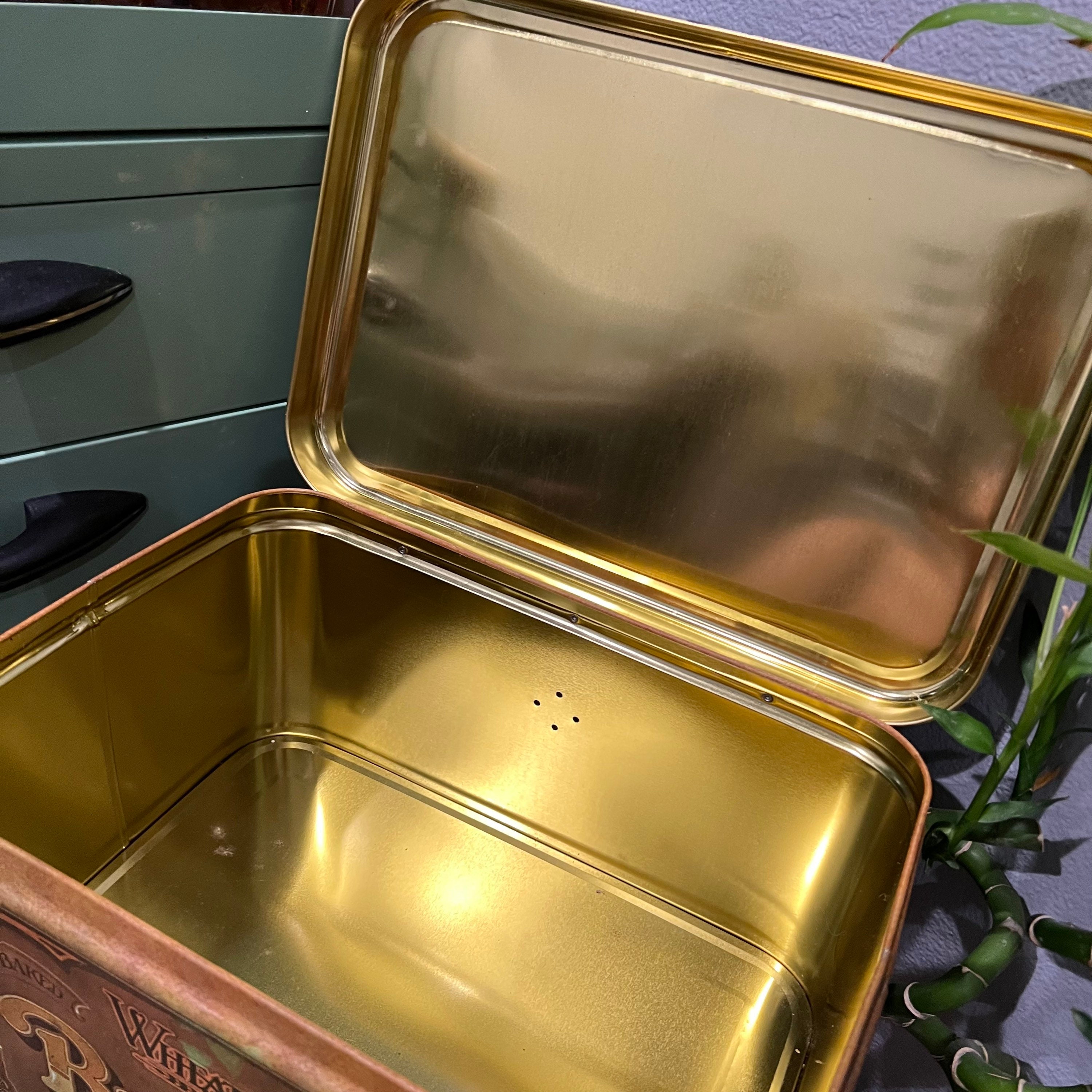 1977 Vintage MCM Wheat Heart Brand Bread Box Tin the Finest - Etsy