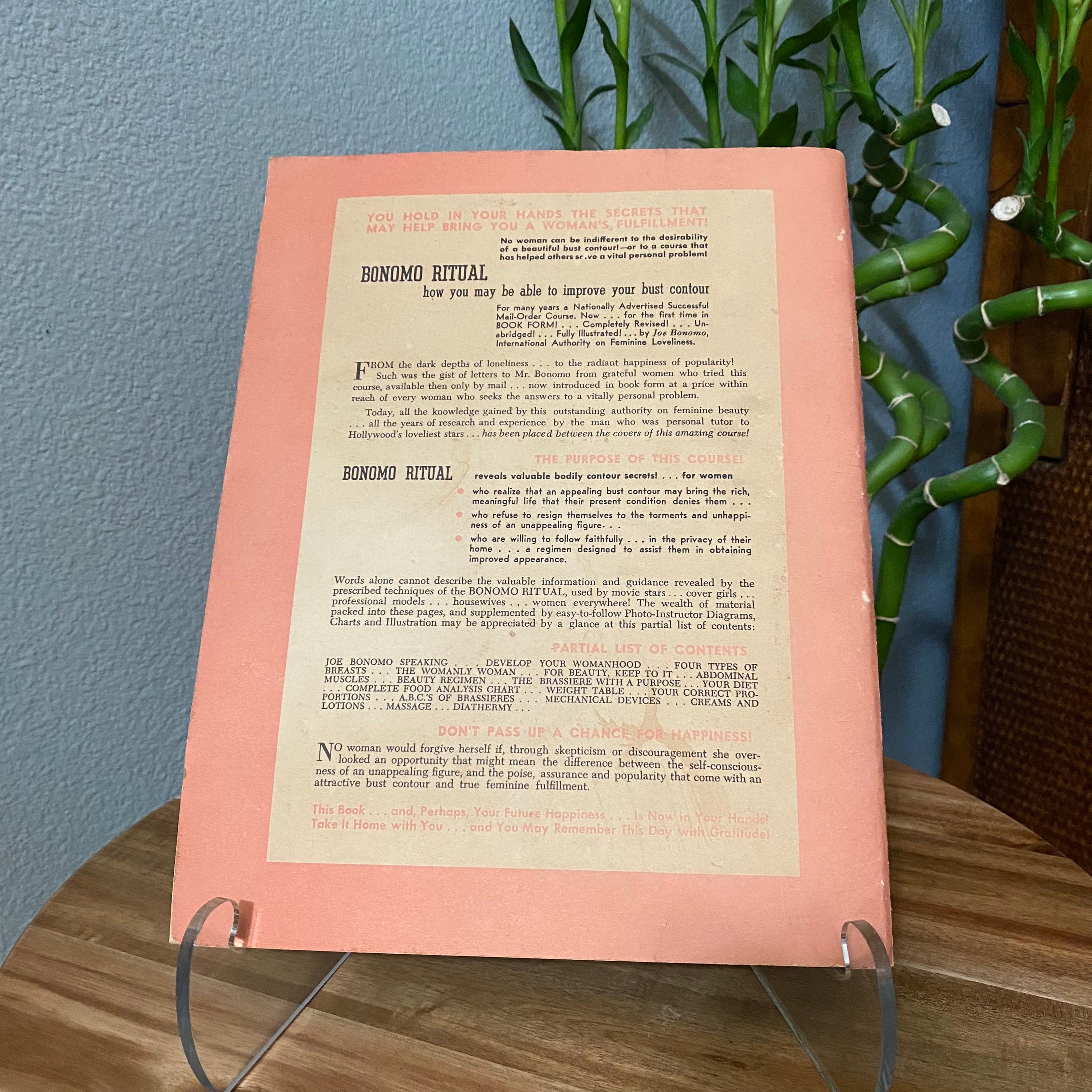 1968 Bonomo Ritual: How to Beautify Your Bust Contour - Etsy