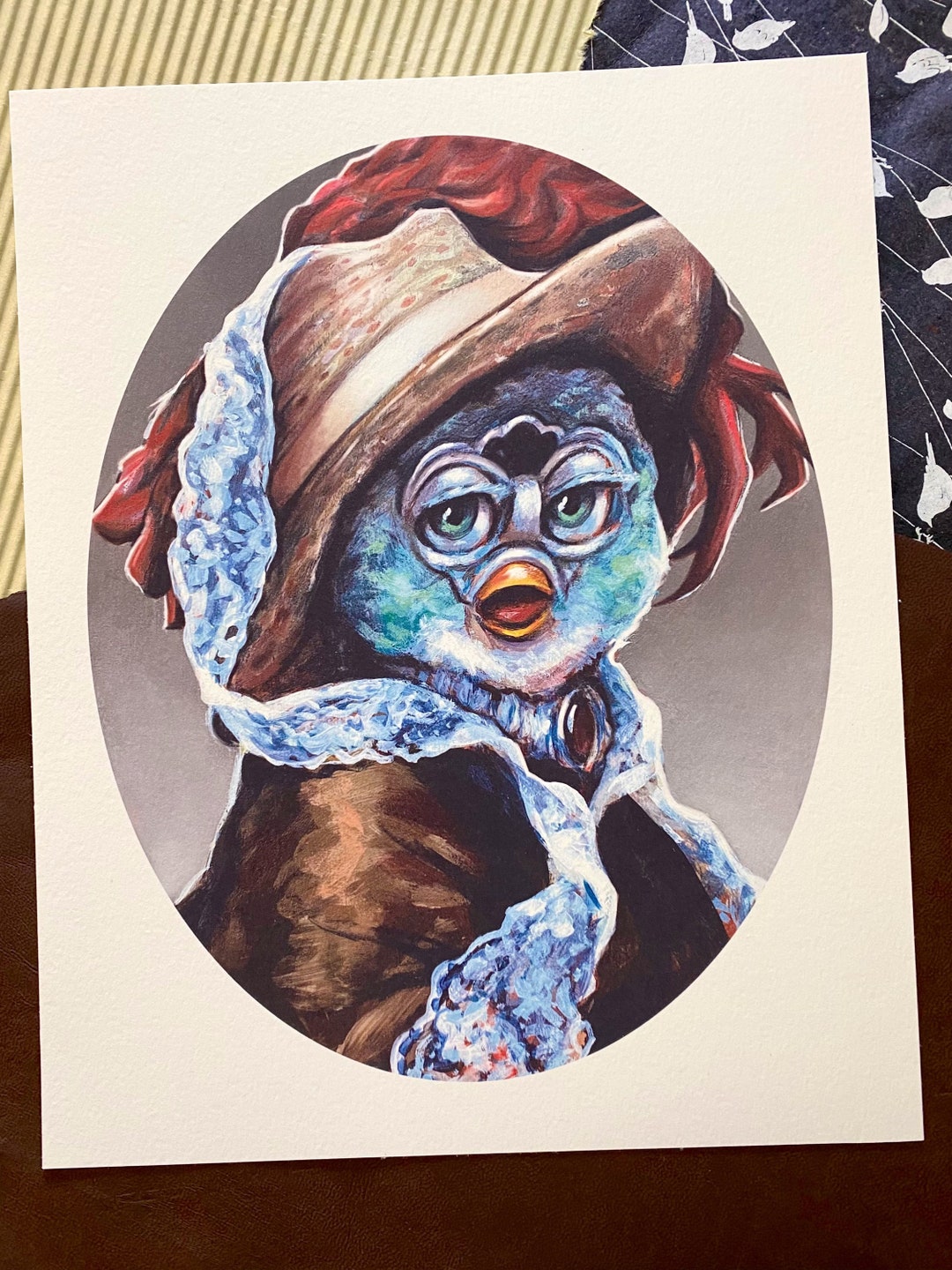 Fancy French Furby Print Signed & Dated - Classical 8 X 10 Print on ...