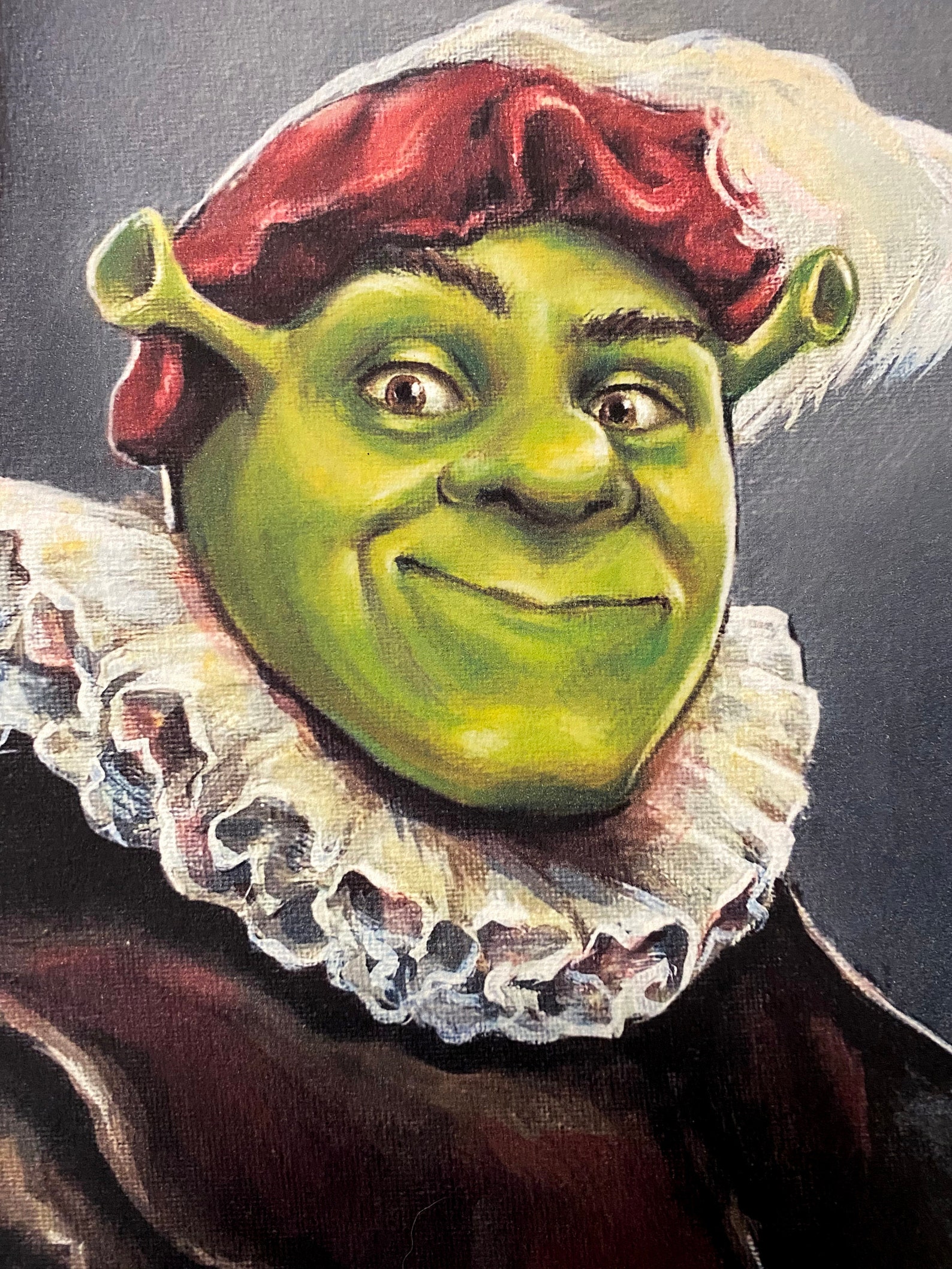 Regal Shrek Print Signed & Dated Renaissance 8 X 8 Print on | Etsy