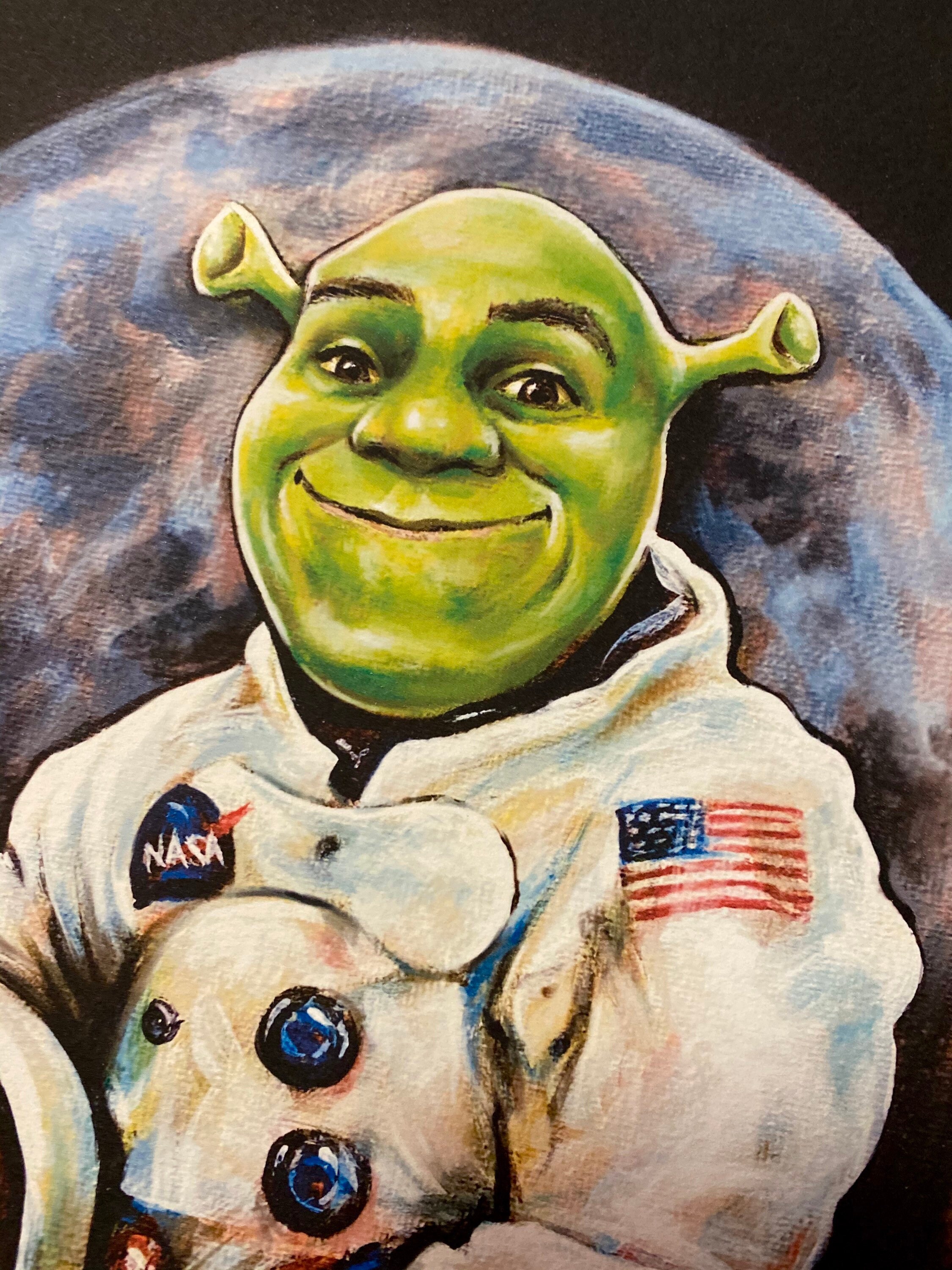 Astro Shrek Print Signed & Dated Inspiring 8 X 10 Print on - Etsy
