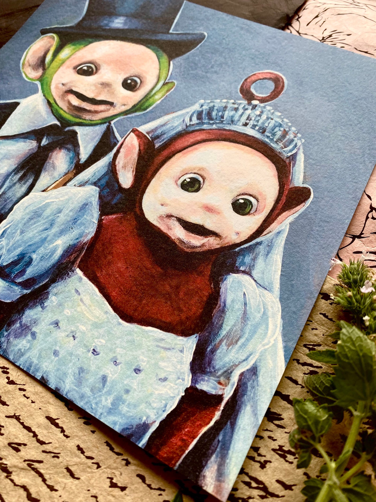 Teletubbies Wedding Print Signed 1-50 Batch A Romantic | Etsy