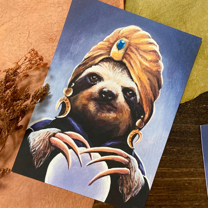 Sloth Painting - Etsy