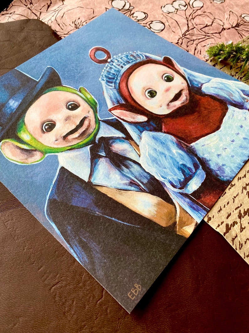 Teletubbies Wedding Print Signed 1-50 Batch A Romantic - Etsy