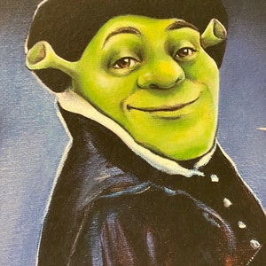 Artist Shrek Print Signed & Dated - Renaissance 8 X 8 Print on Deluxe ...