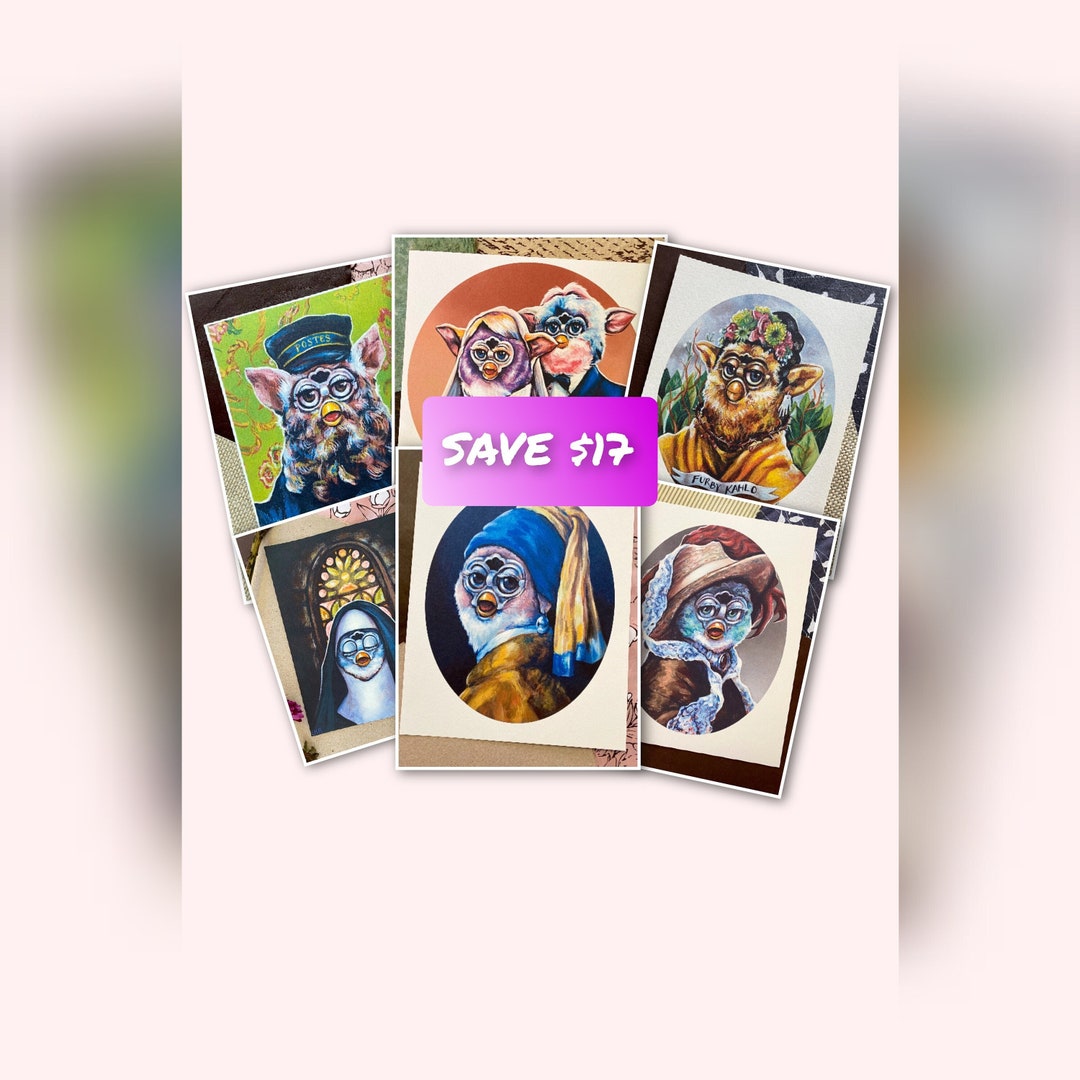 Complete Furby Collection - 6 Prints for the Price of 5 - Etsy
