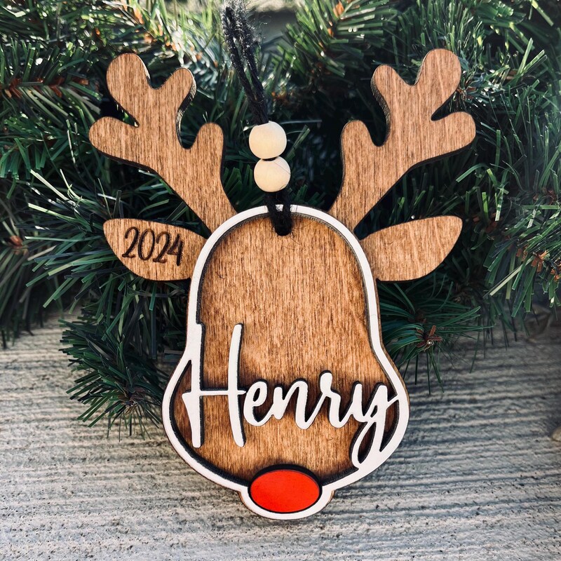 Wooden Reindeer - Etsy
