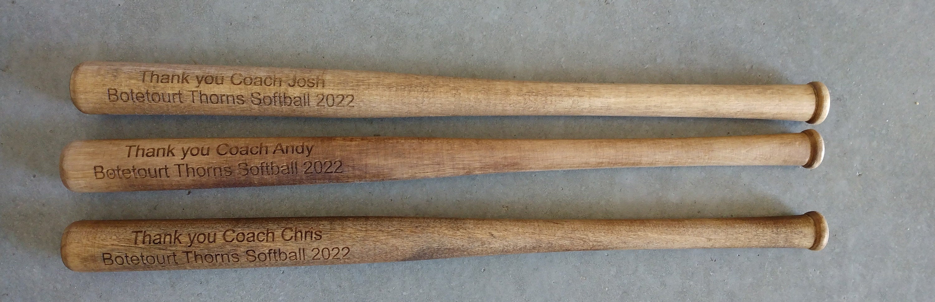 Personalized Mini Wooden Bat Great Team Player or Coach - Etsy