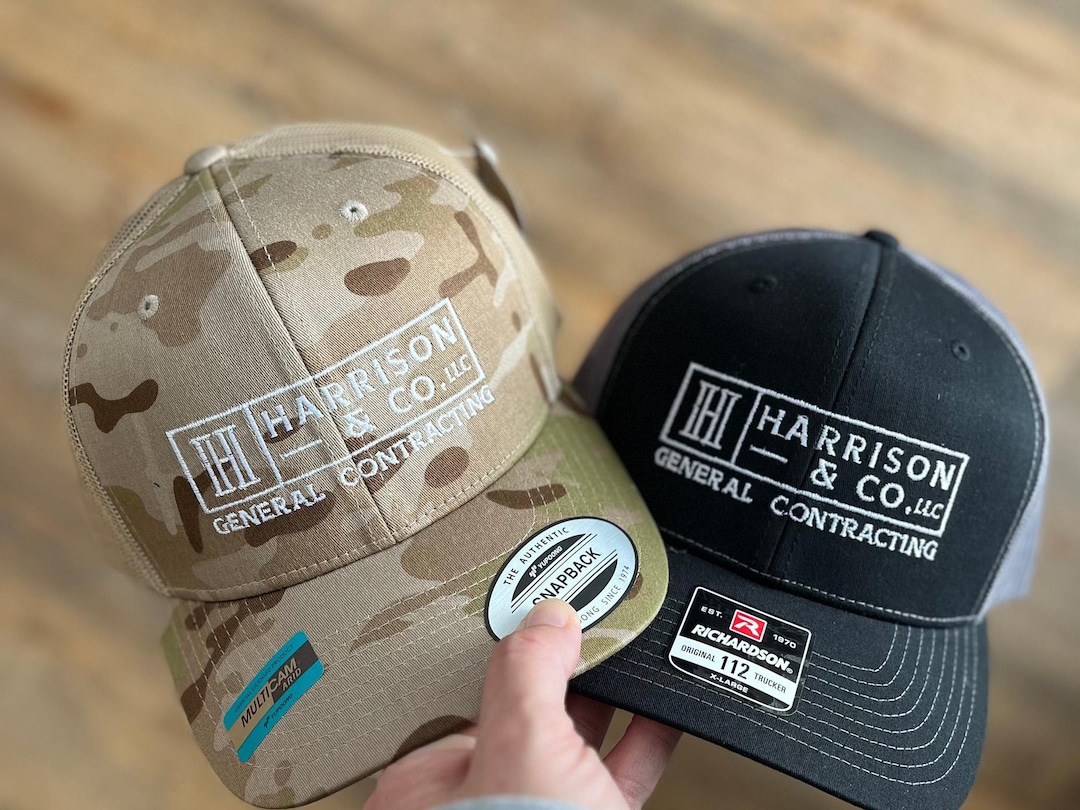 Embroidered Hat, Custom Embroidery Hat, Richardson 112 Trucker Hats ...