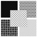 Black & White Digital Paper, Digital Backgrounds, Modern, Abstract ...