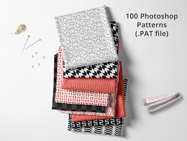 Photoshop Patterns - 100 Transparent Seamless Patterns to Use With ...