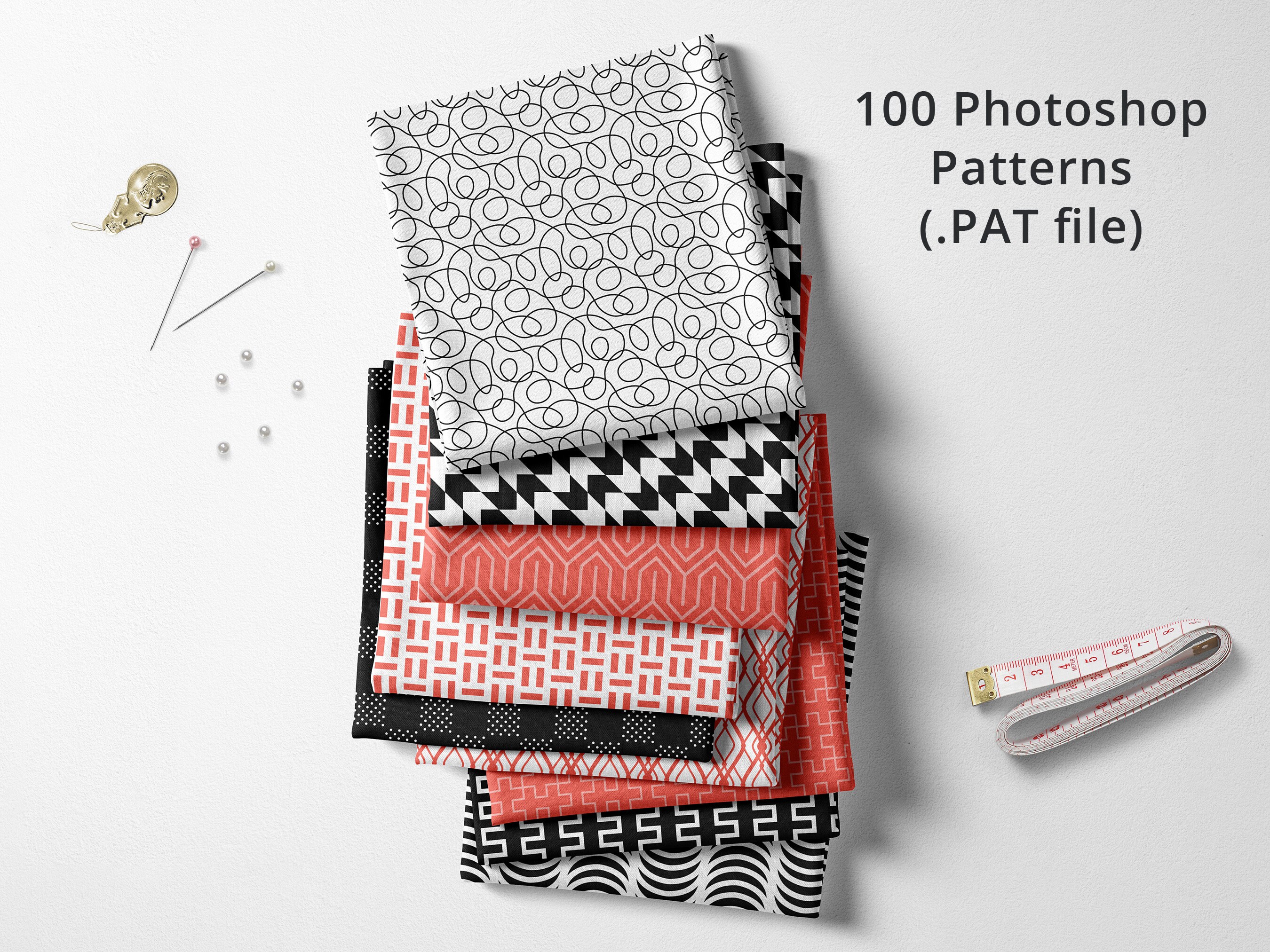 Photoshop Patterns - 100 Transparent Seamless Patterns to Use With ...