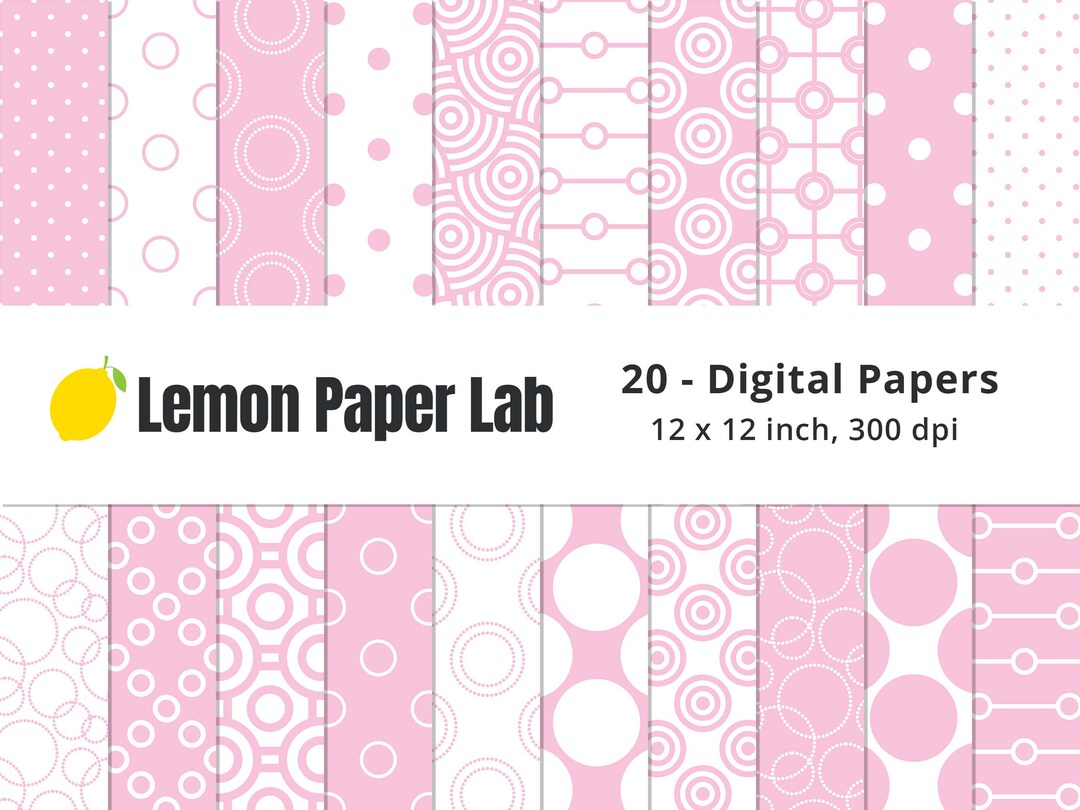 Light Pink Polka Dot Pattern, Pink Digital Paper, Polka Dot Background ...
