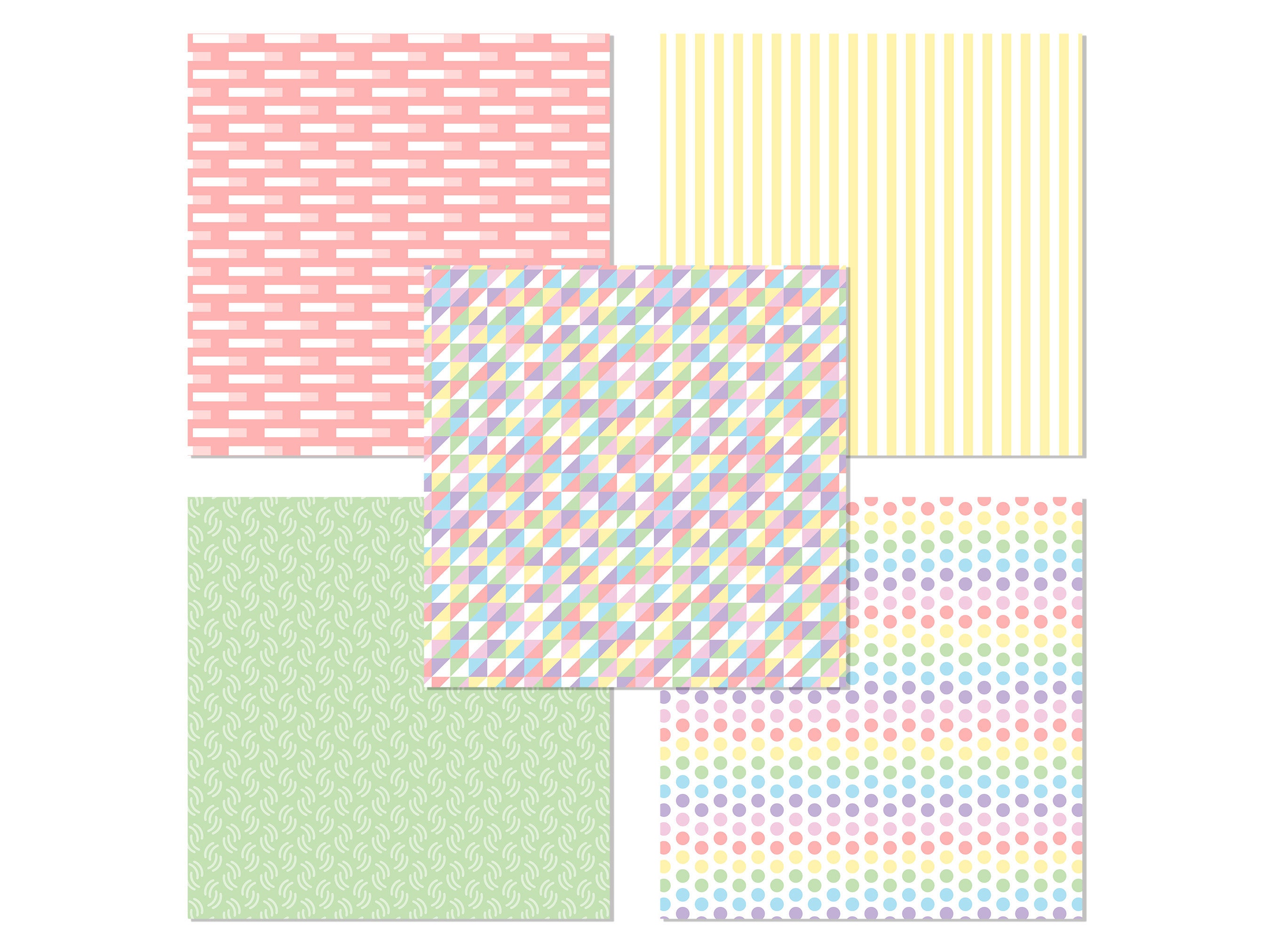 Pastel Rainbow Backgrounds, Rainbow Digital Paper, Pastel Digital Paper ...