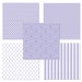 Light Purple Digital Paper, Seamless Purple Patterns, Light Purple ...