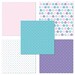 Geometric Pastel Digital Paper, Pink, Light Pink, Purple, Teal, Mint ...