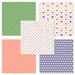 Rainbow Digital Paper, Flower, Heart, Rainbows & Geometric Patterns ...
