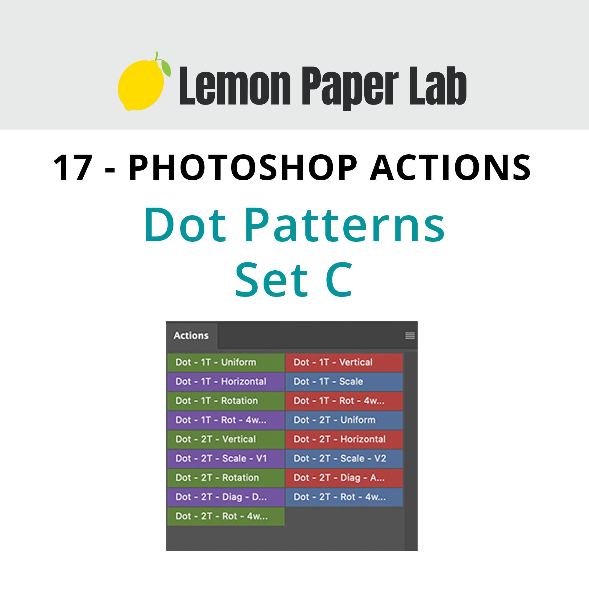 17- Photoshop Actions for Pattern Design - Make Quick Polka Dot Style ...