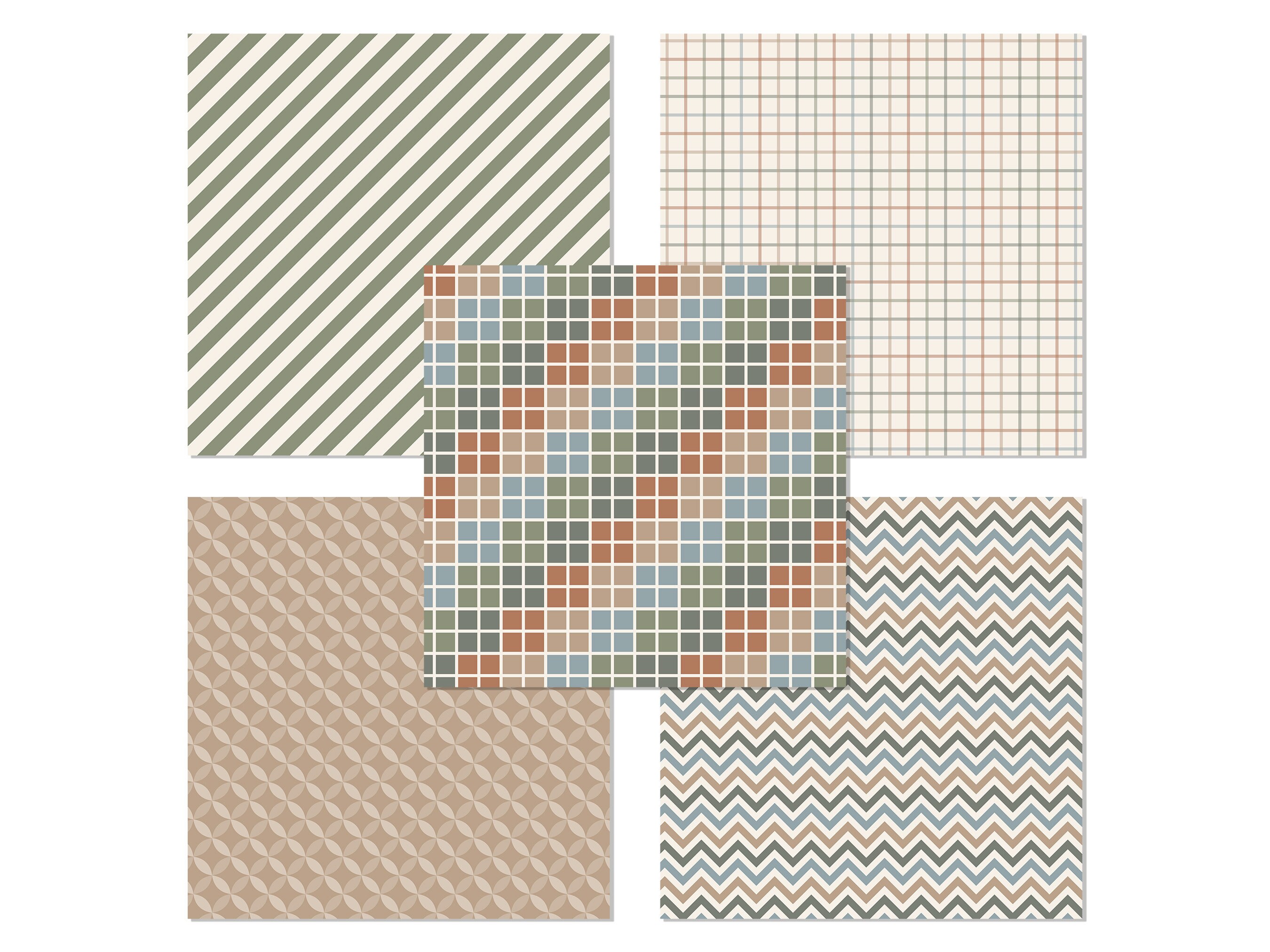 Earth Tone Digital Papers Earth Tones Background Neutral - Etsy