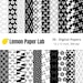 Black & White Digital Paper Digital Backgrounds Modern - Etsy